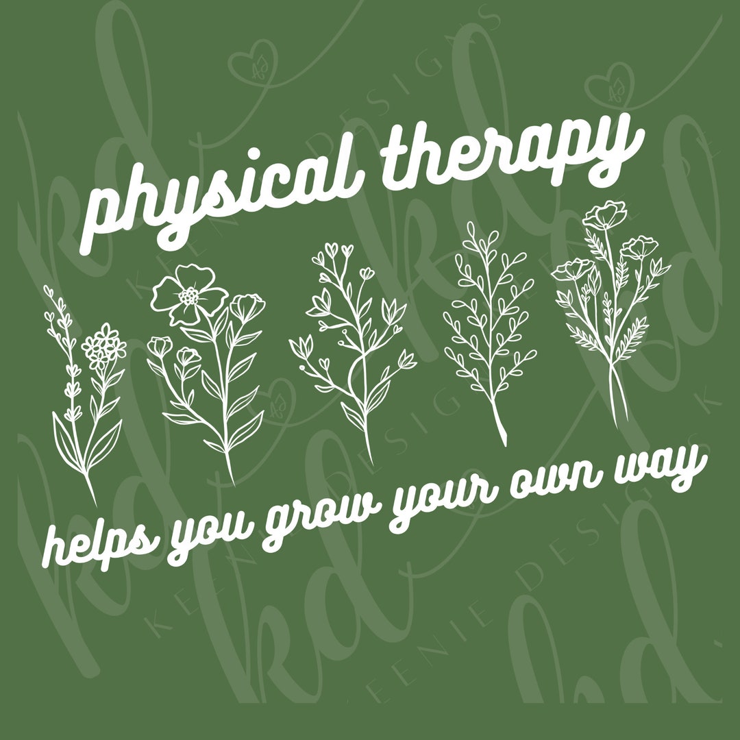Physical Therapist PNG Bundle; TWO Png Files; Physical Therapy ...