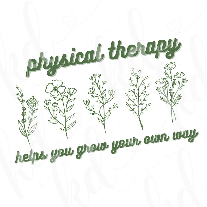 Physical Therapist PNG Bundle; TWO Png Files; Physical Therapy ...