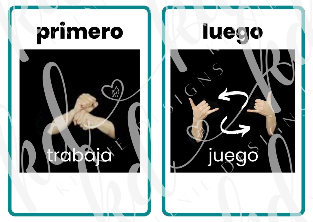 Spanish BUNDLE ASL Based Communication Real Pictures; Early Childhood ...