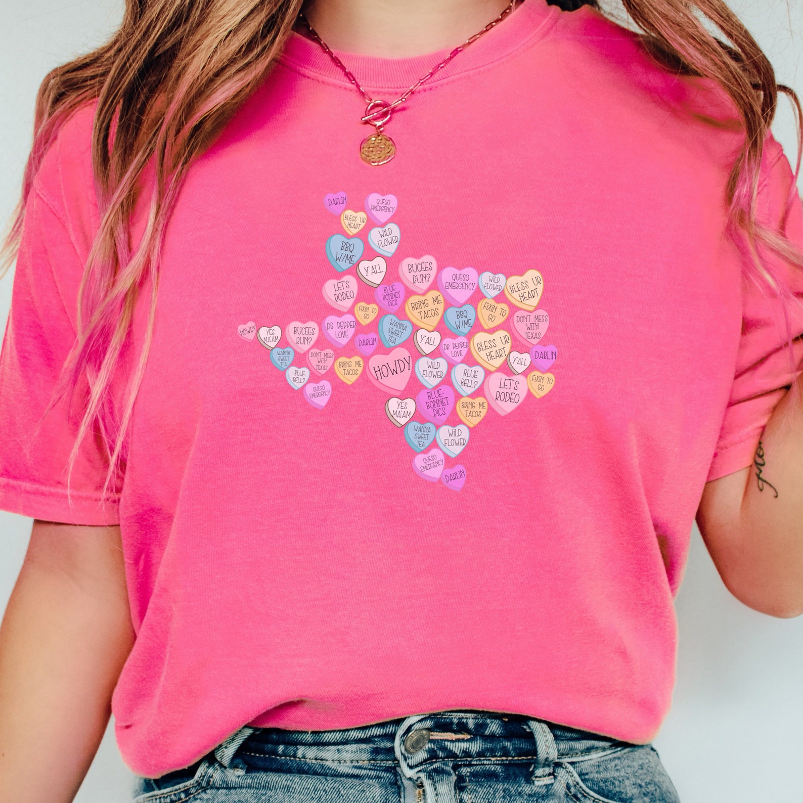 BUNDLE Texas Conversation Hearts PNG Files Conversation Hearts With Fun ...