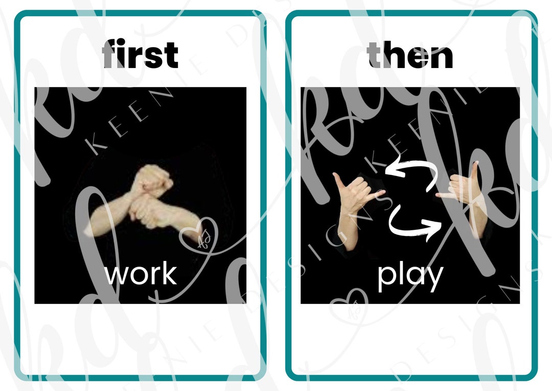 BUNDLE ASL Based Communication Real Pictures; Early Childhood Key Words ...