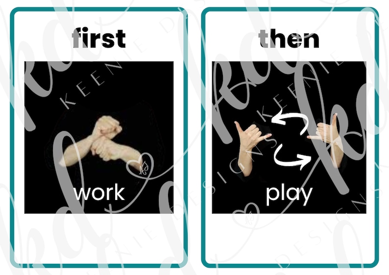 BUNDLE ASL Based Communication Real Pictures; Early Childhood Key Words ...