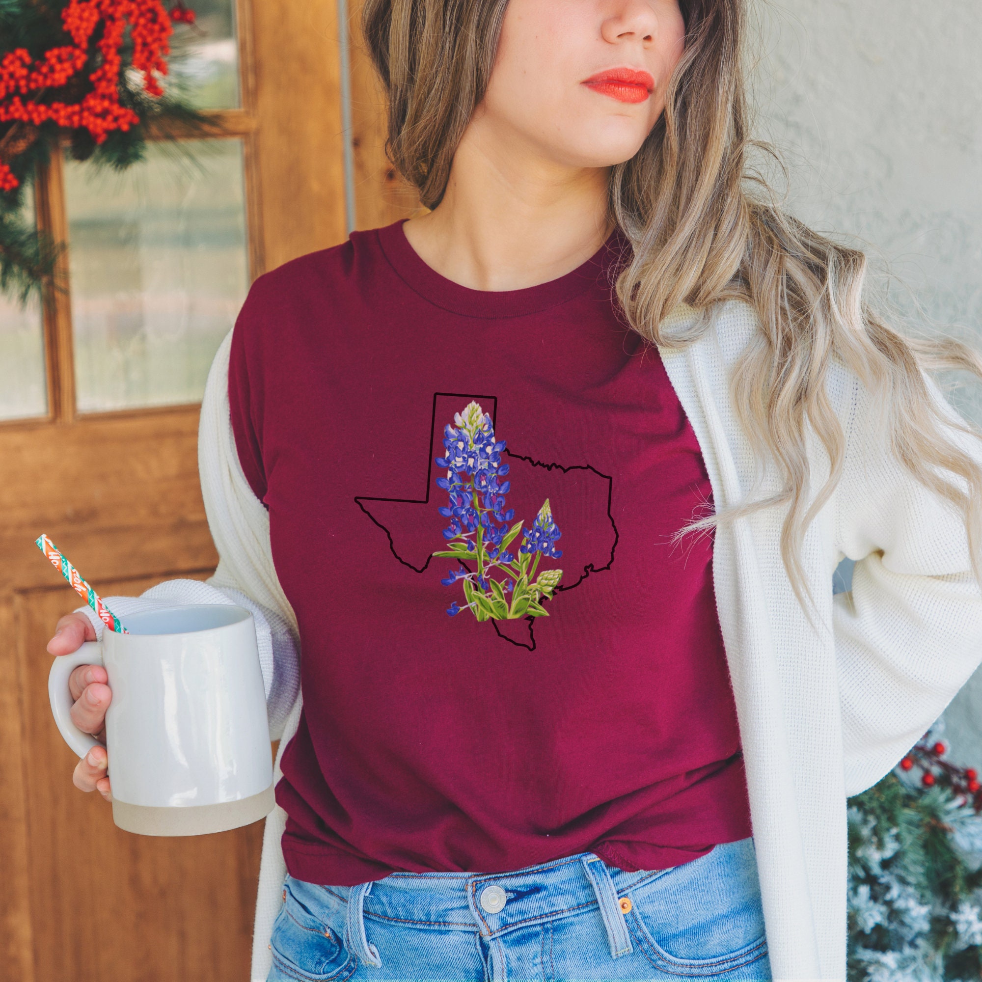 Texas Shaped State Flower PNG; Texas State With Bluebonnet; Texas State ...