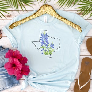 Texas Shaped State Flower PNG; Texas State With Bluebonnet; Texas State ...