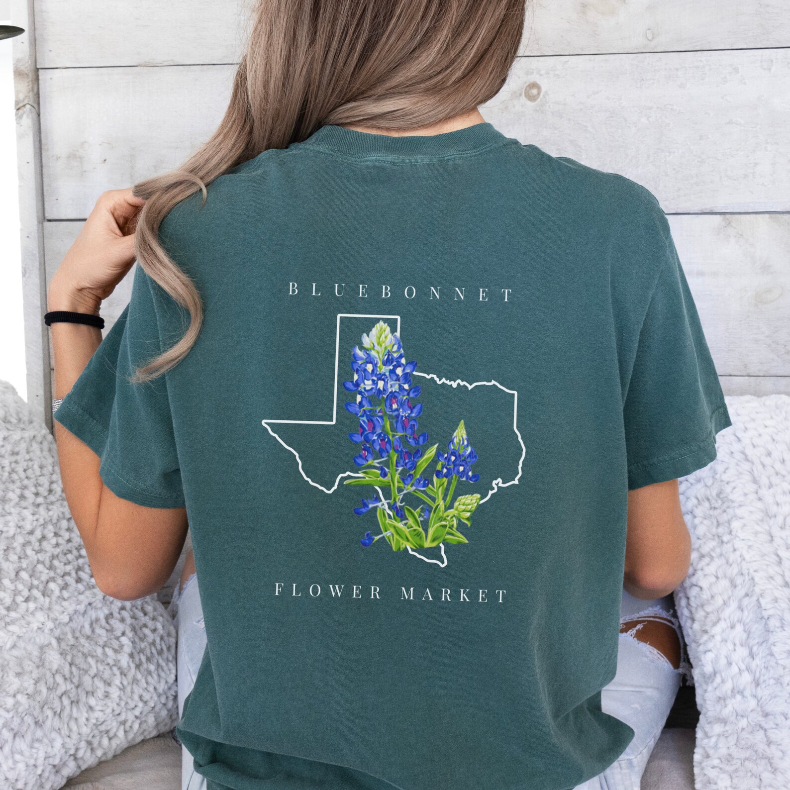 BUNDLE Texas State Flower Png; Bluebonnet Inside TEXAS Text Png File ...