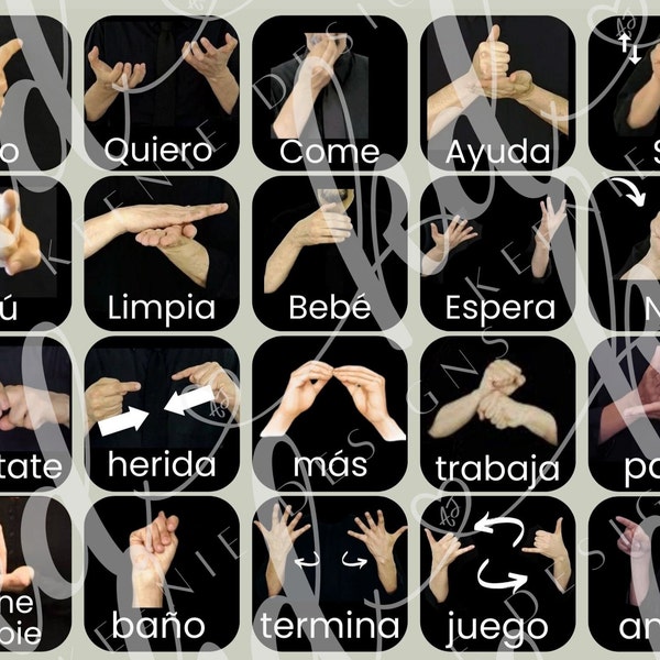 Spanish Communication Board - Etsy