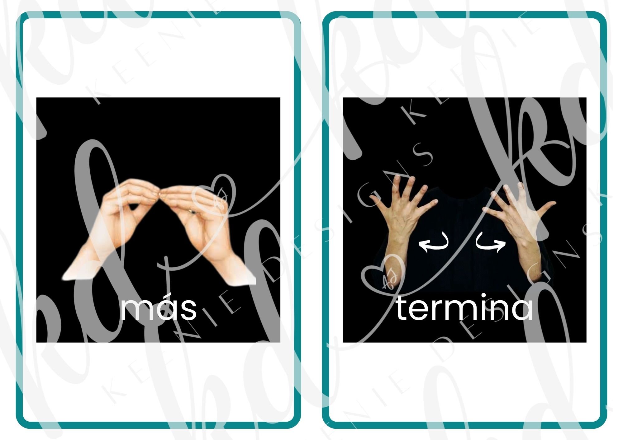 Spanish BUNDLE ASL Based Communication Real Pictures Early - Etsy