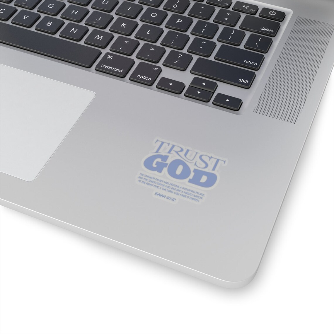 Trust God Sticker, Jesus Sticker, Trust God's Timing Sticker, Kiss-cut ...