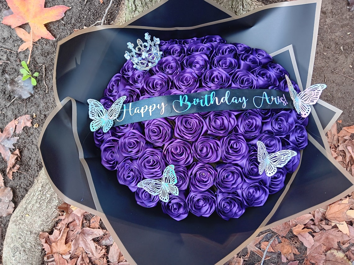 Ramo Buchon Quinceanera Ramo Eternalroses Bouquet Birthday Gift Anniversary Gift Graduation ...