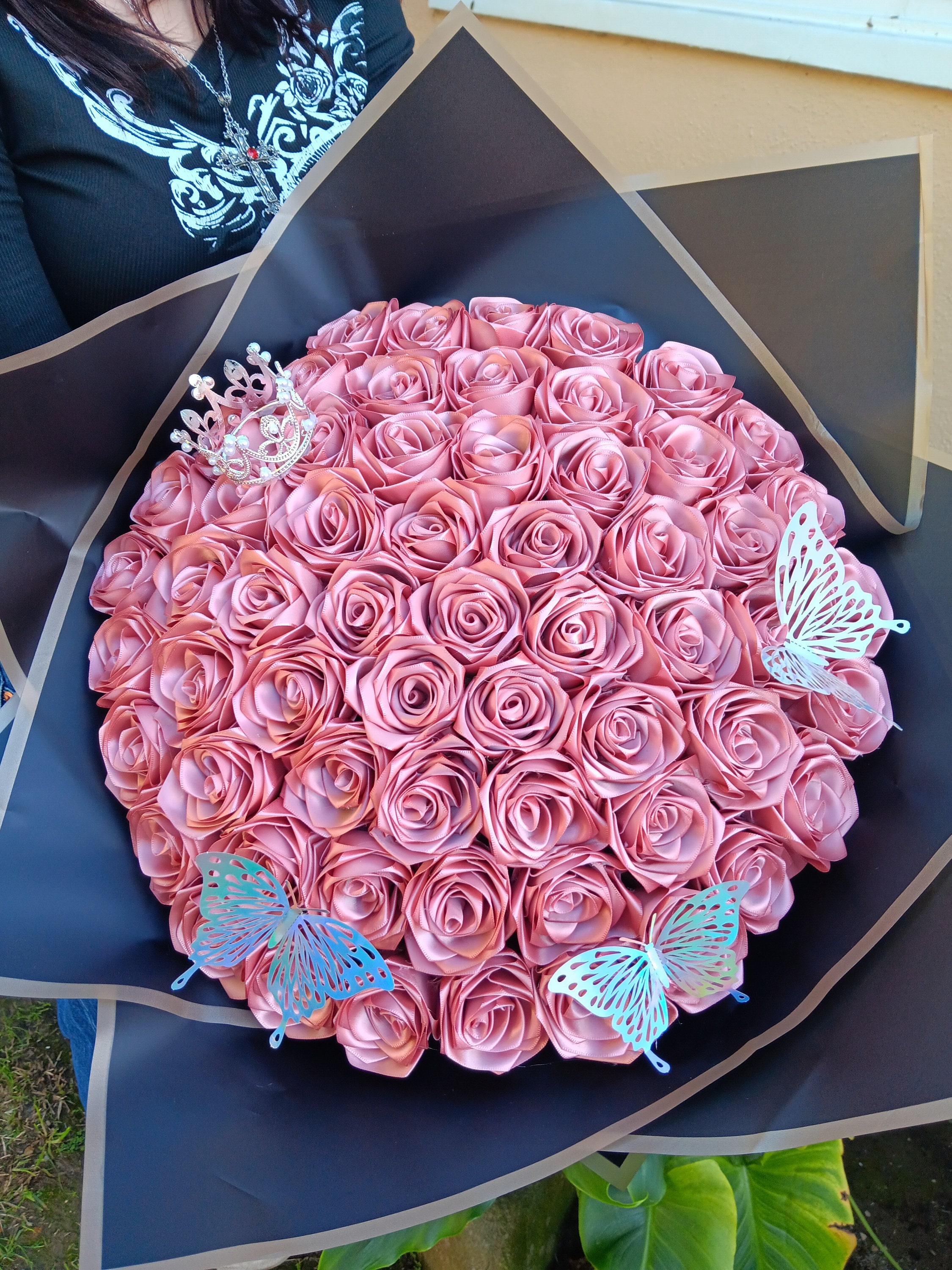 Ramo Buchon Quinceanera Ramo Eternalroses Bouquet Birthday Gift Anniversary Gift Graduation ...