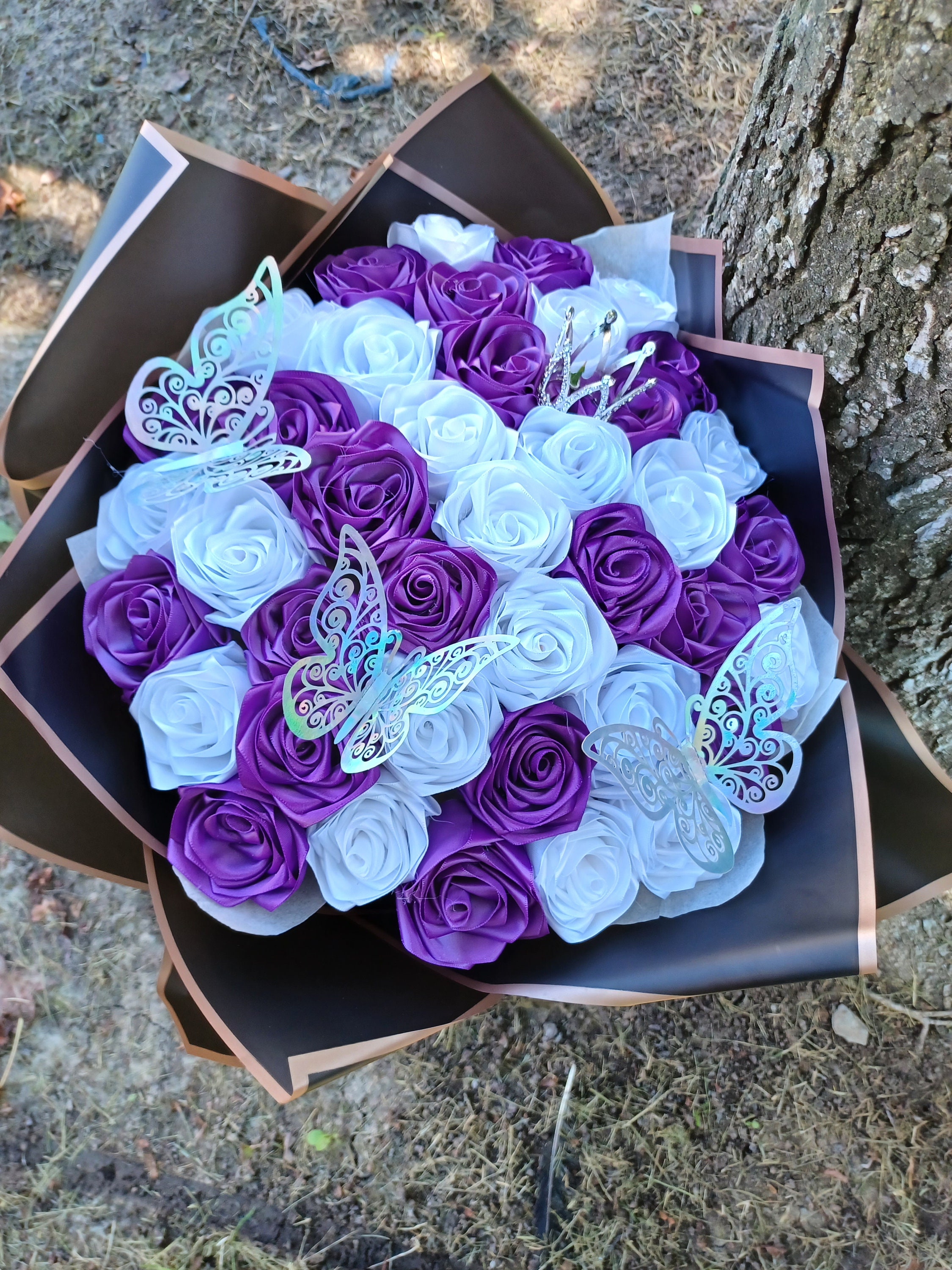 Eternal Roses Ramo Buchon Quinceanera Birthday Graduation Bouquet ...
