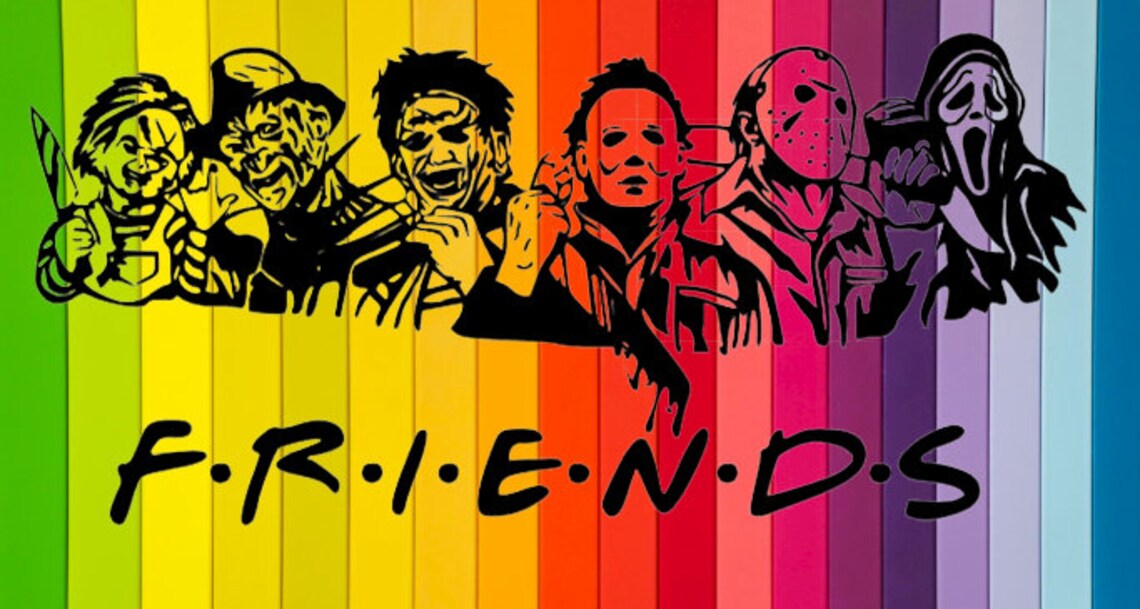 Horror Friends SVG Halloween Svg - Etsy