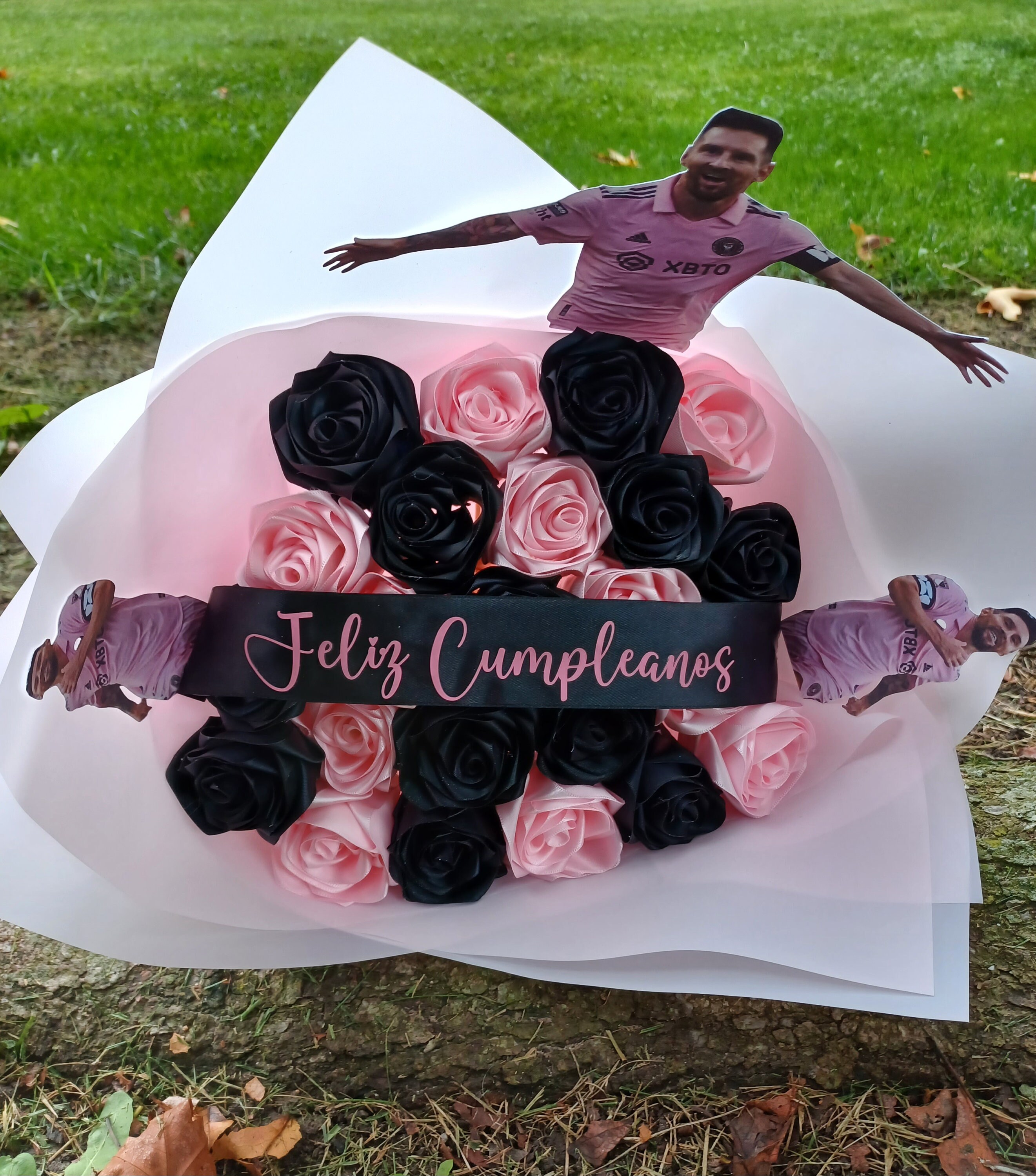 Messi Bouquet Eternal Roses Bouquet Birthday Gift Anniversary Gift Ramo ...