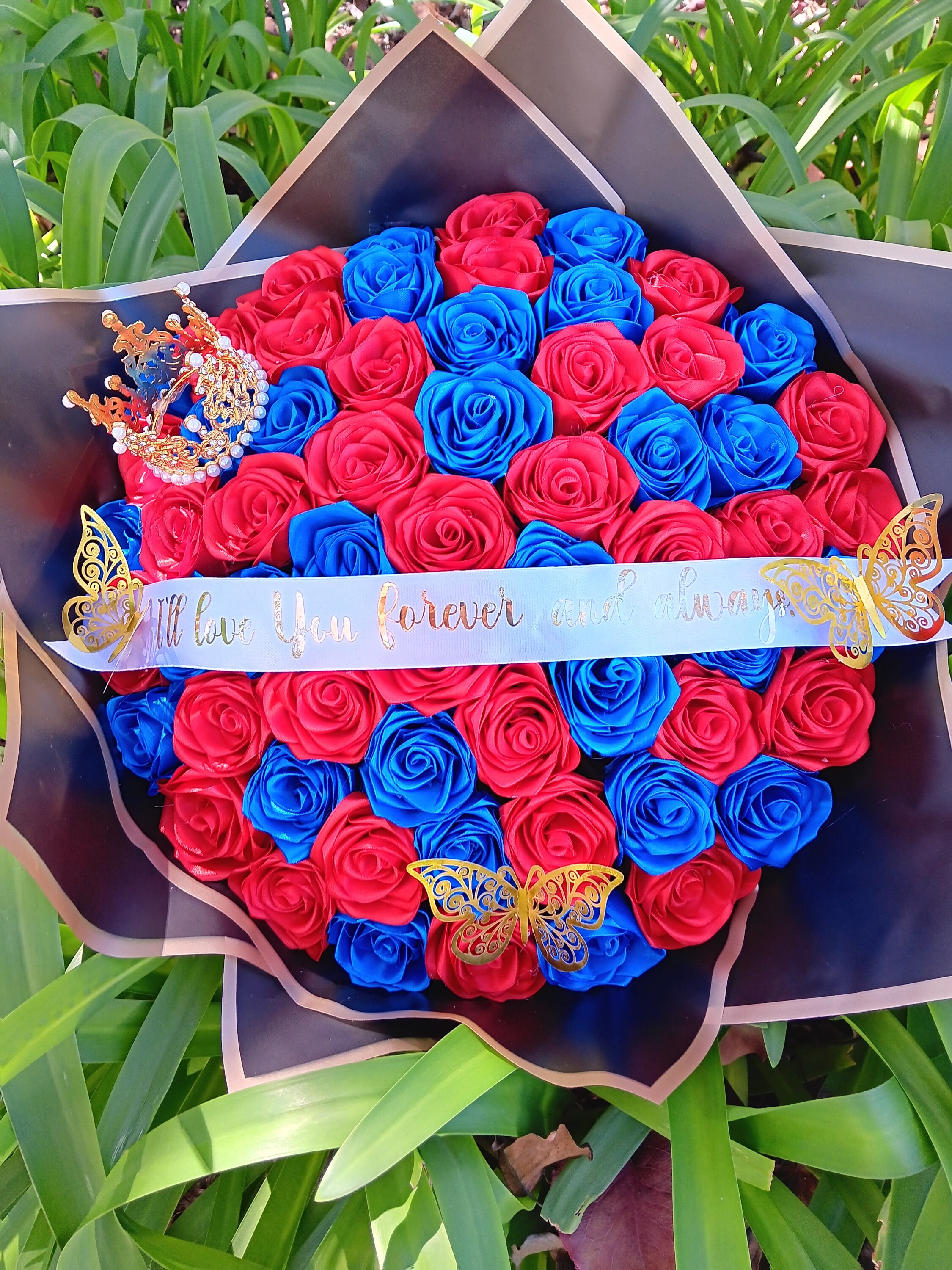 Ramo Buchon Quinceanera Ramo Eternalroses Bouquet Birthday Gift ...