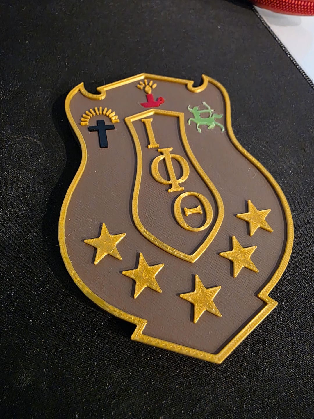 IOTA Tiki – 3D Printed Greek Life Desk Art – Small IOTA Phi Theta Decor ...