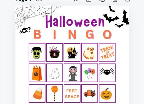 Halloween Bingo Cards - Etsy