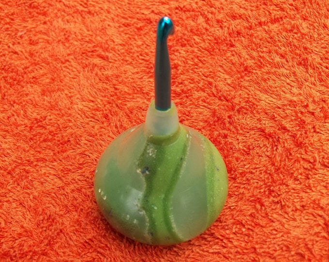 Ergonomic Handle Crochet Hook/rug Hook With Aluminum 5mm Hook Fatter ...