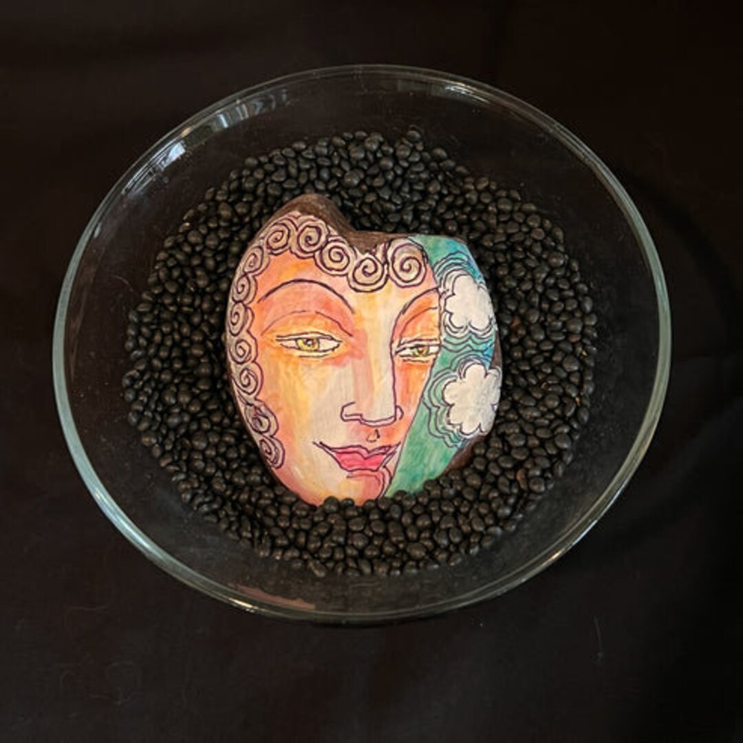 HAND PAINTED STONES! - "heavenly Mindset" - Etsy