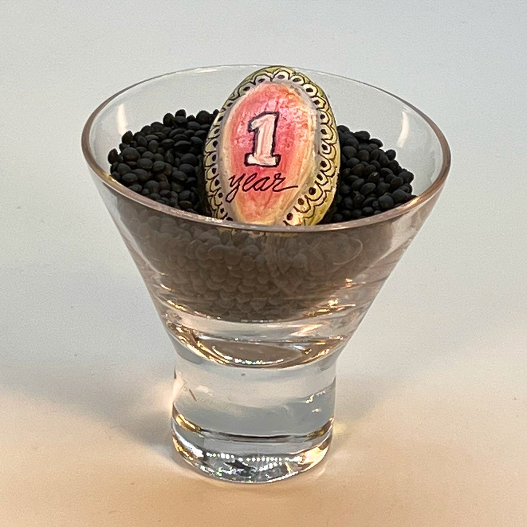 HAND PAINTED Sobriety STONES! - Hand Painted 1 Year Sober Anniversary ...