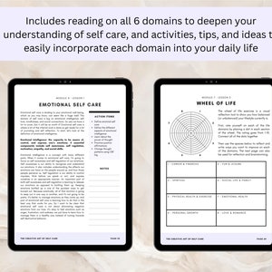 The Creative Art of Self Care Digital Workbook, Self Care Planner, Self ...