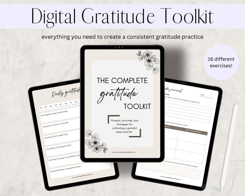 The Complete Gratitude Toolkit Gratitude Journal Digital - Etsy