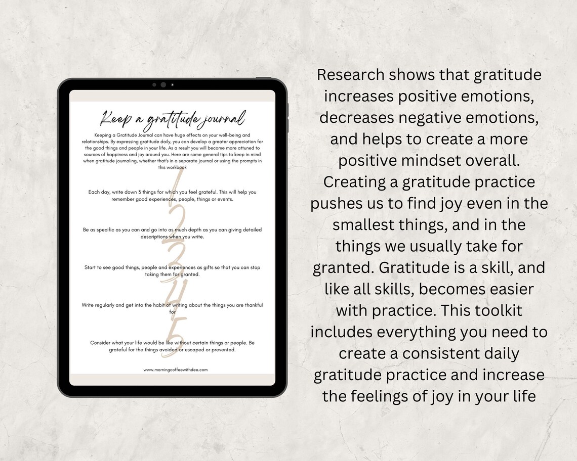 The Complete Gratitude Toolkit Gratitude Journal Digital - Etsy