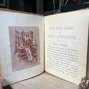 1895 Paul Dombey. From Dombey and Son by Charles Dickens. - Etsy