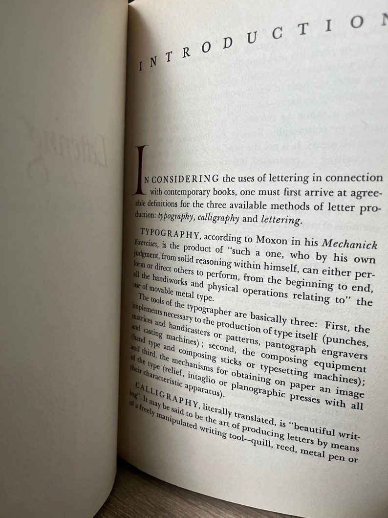 1949 1st Ed. Lettering as A Book Art by Oscar Ogg. - Etsy