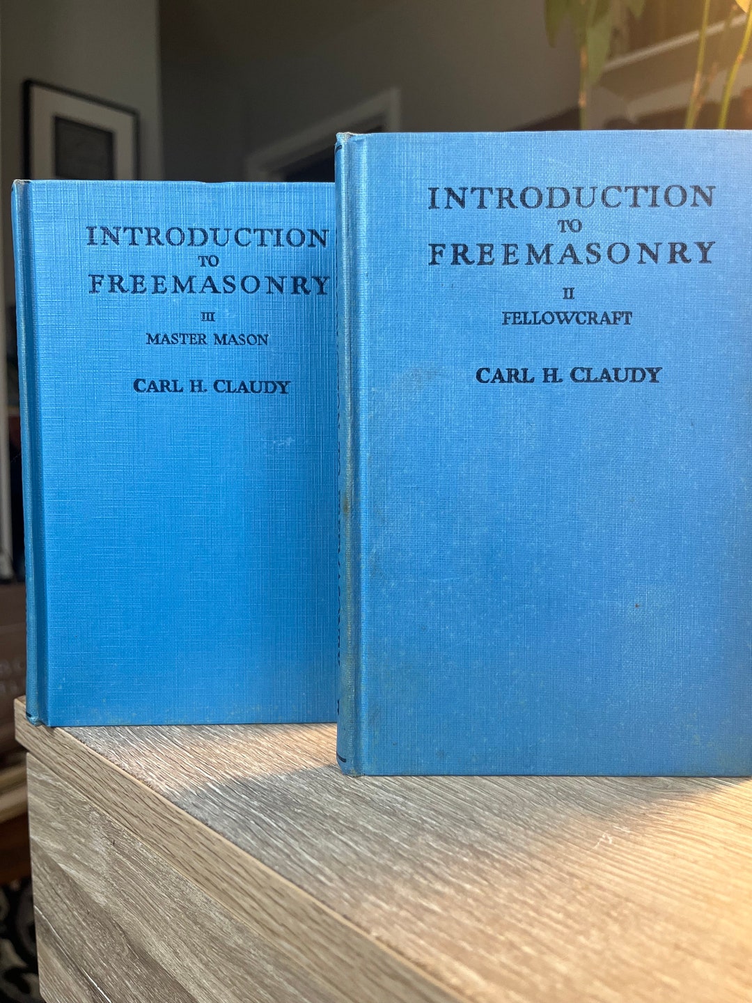 1958 Introduction to Freemasonry Volumes I & II, Fellowcraft and Master ...