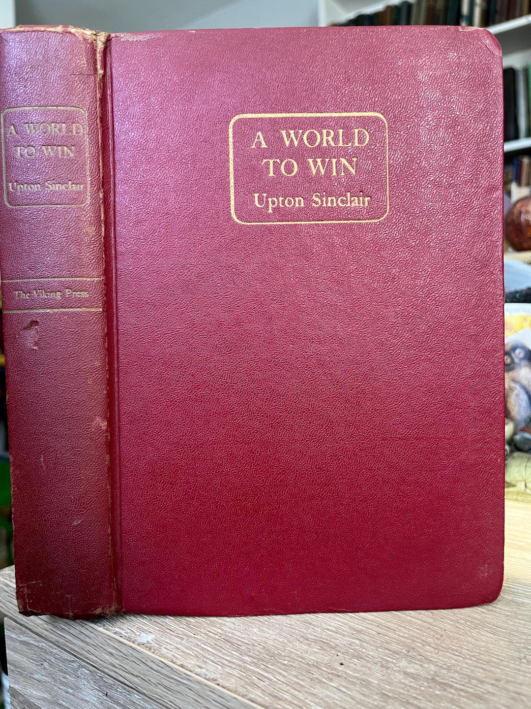 1946 1st Ed. A World to Win by Upton Sinclair - Etsy