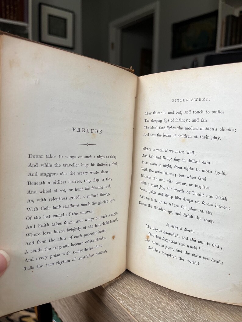 1859 Bitter-sweet. A Poem. by J.G. Holland - Etsy