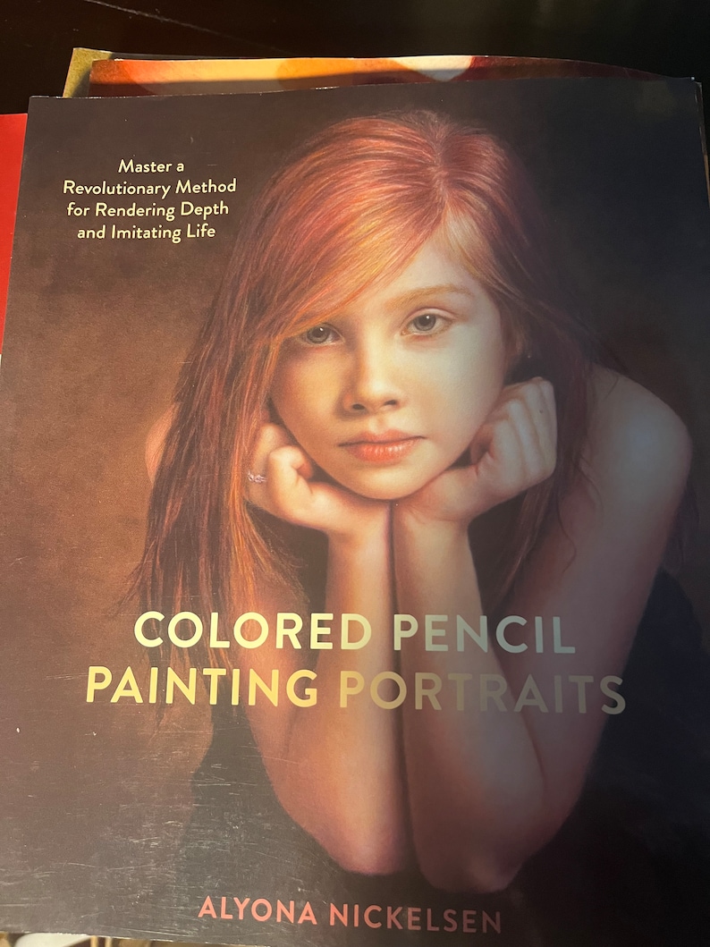 5 Assorted Colored Pencil Drawing Books - Etsy