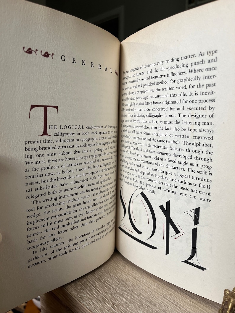 1949 1st Ed. Lettering as A Book Art by Oscar Ogg. - Etsy