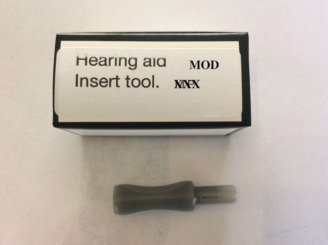 HEARINGAID INSERTION Tool MOD - Etsy
