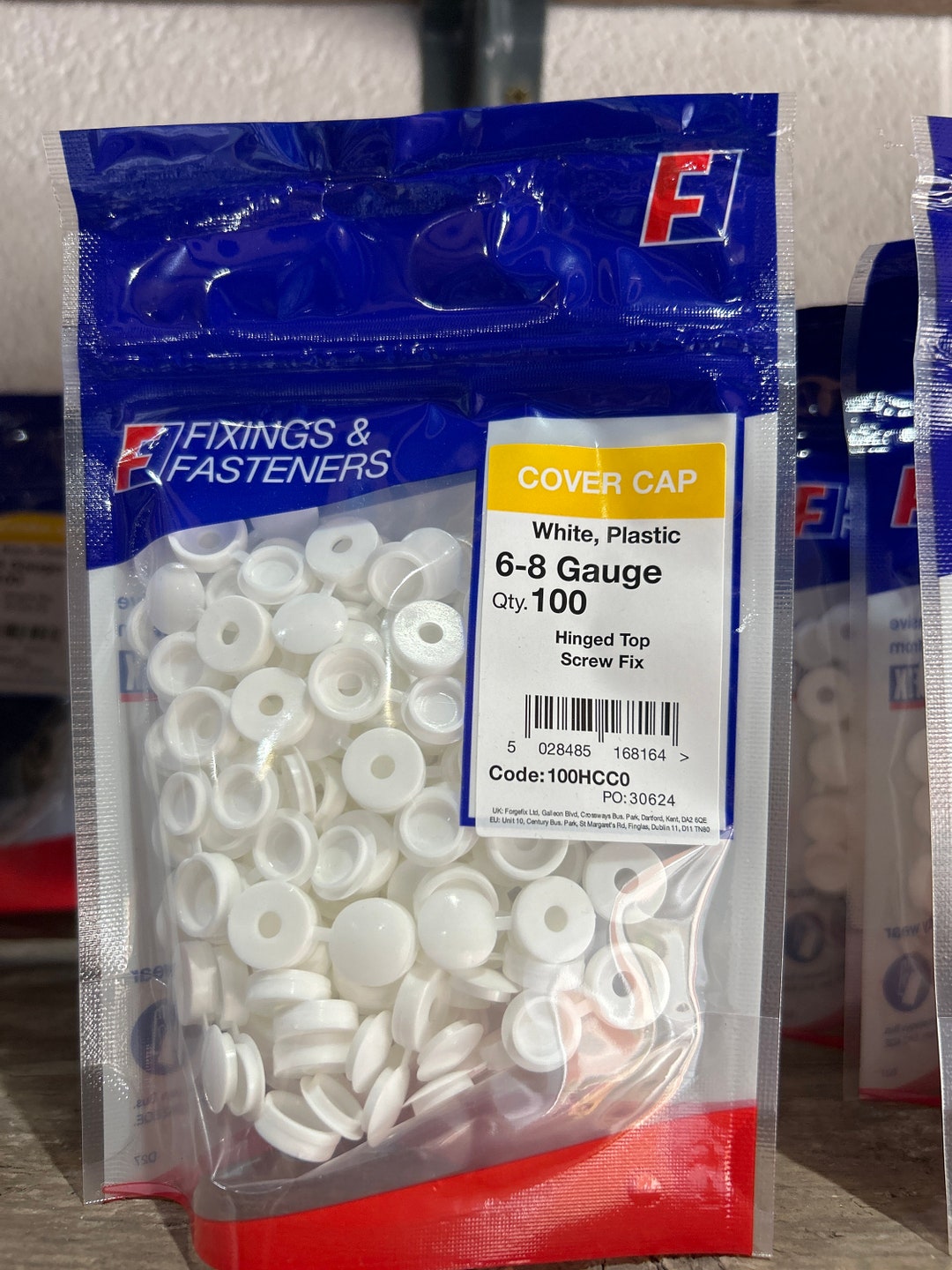 White Folding Plastic Cover Caps for Screws and Pins - Etsy