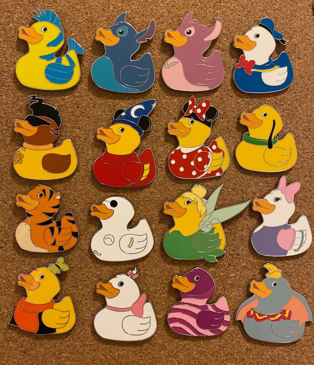Disney Pins, Disney Ducks, Mystery Pins, Angel, Stitch, Goofy, Donald ...