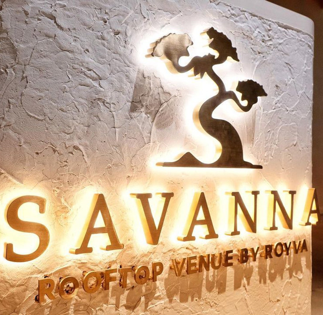 Custom Metal Backlit Sign 3D Backlit Sign Business Sign - Etsy