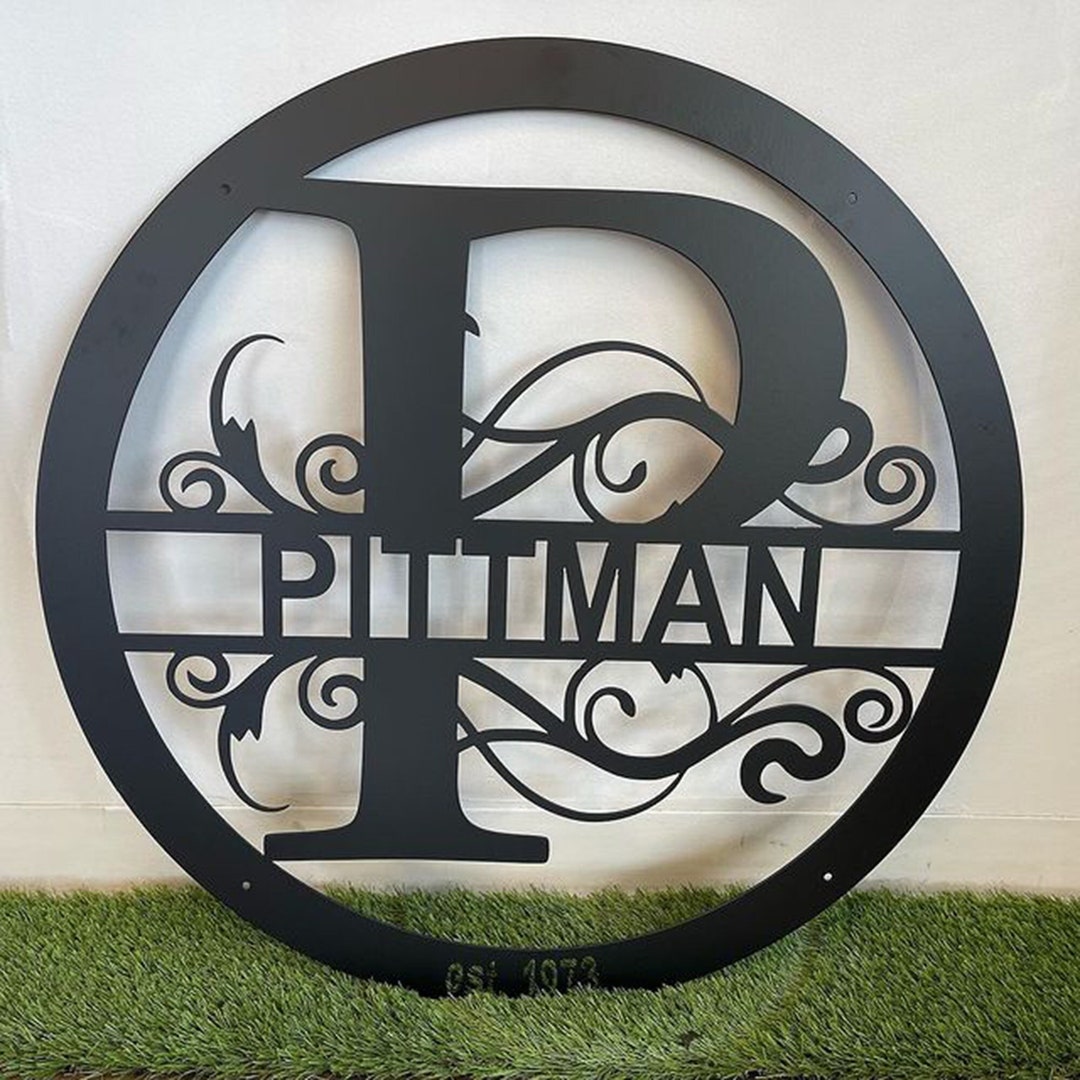 Custom Metal Sign Personalized Name Metal Sign Metal - Etsy