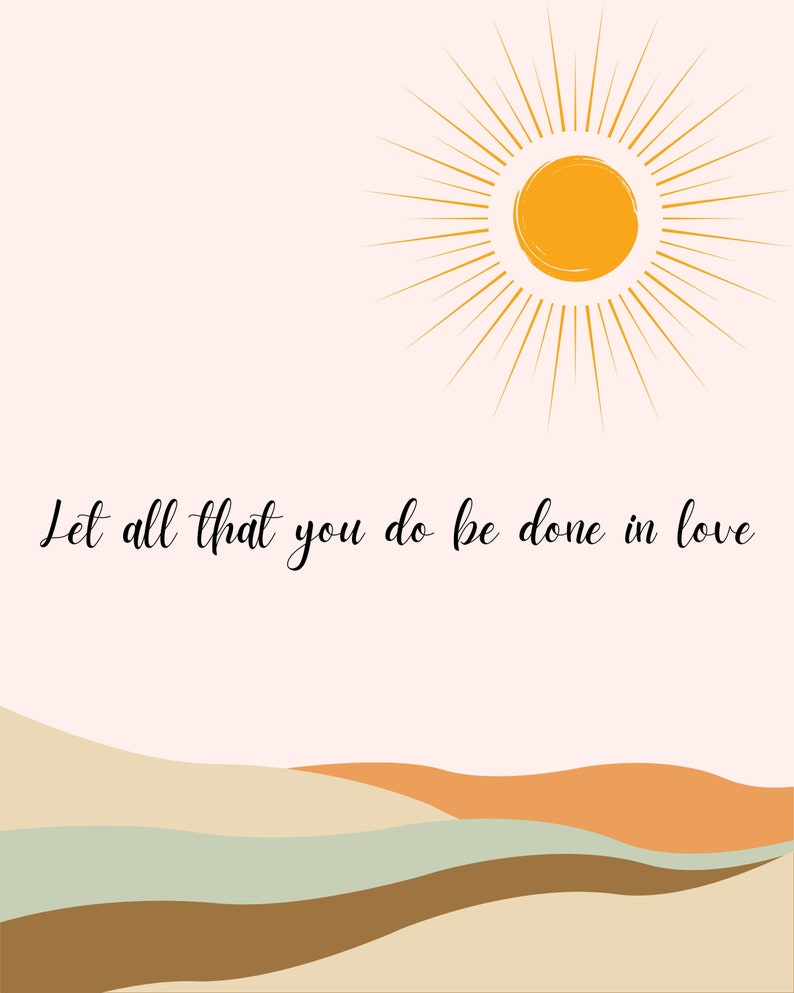 Boho Bible Verse Print. Instant Download. Digital Print. Home Decor. - Etsy