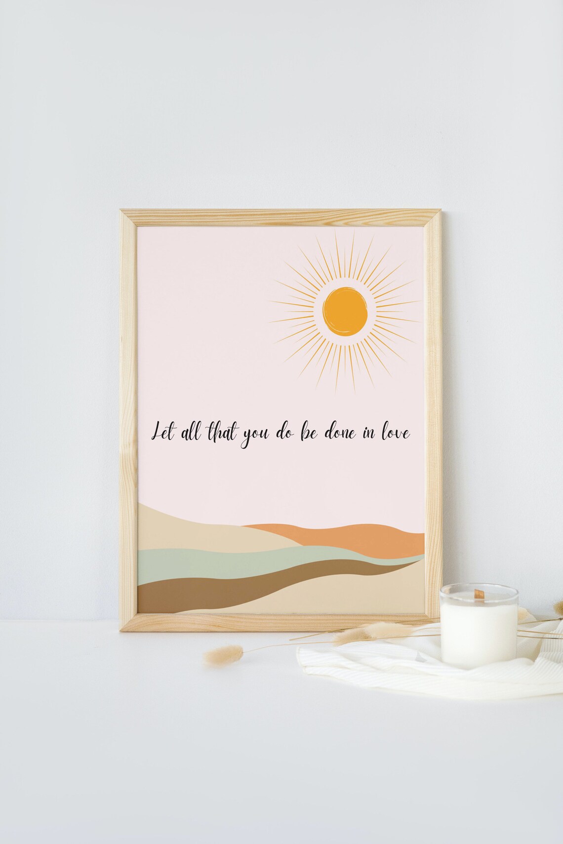 Boho Bible Verse Print. Instant Download. Digital Print. Home Decor. - Etsy