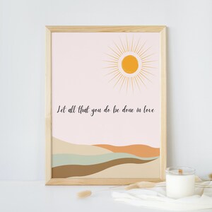 Boho Bible Verse Print. Instant Download. Digital Print. Home Decor. - Etsy