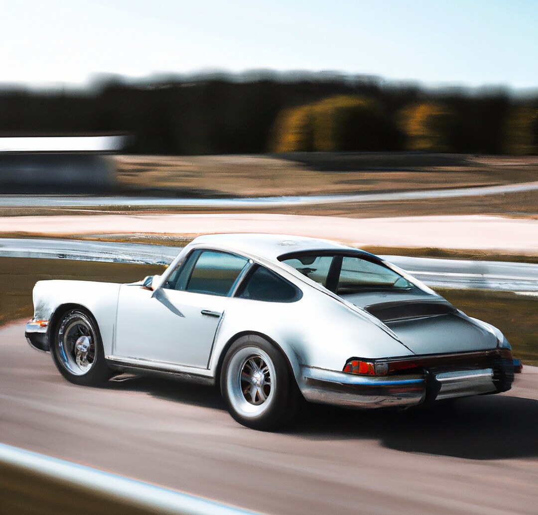 Vintage Porsche - Summer on Track - Etsy