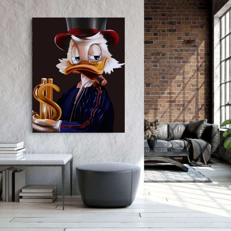 Scrooge Mcduck Gold Dollar Paperon Dè Paperoni Printable Art ...