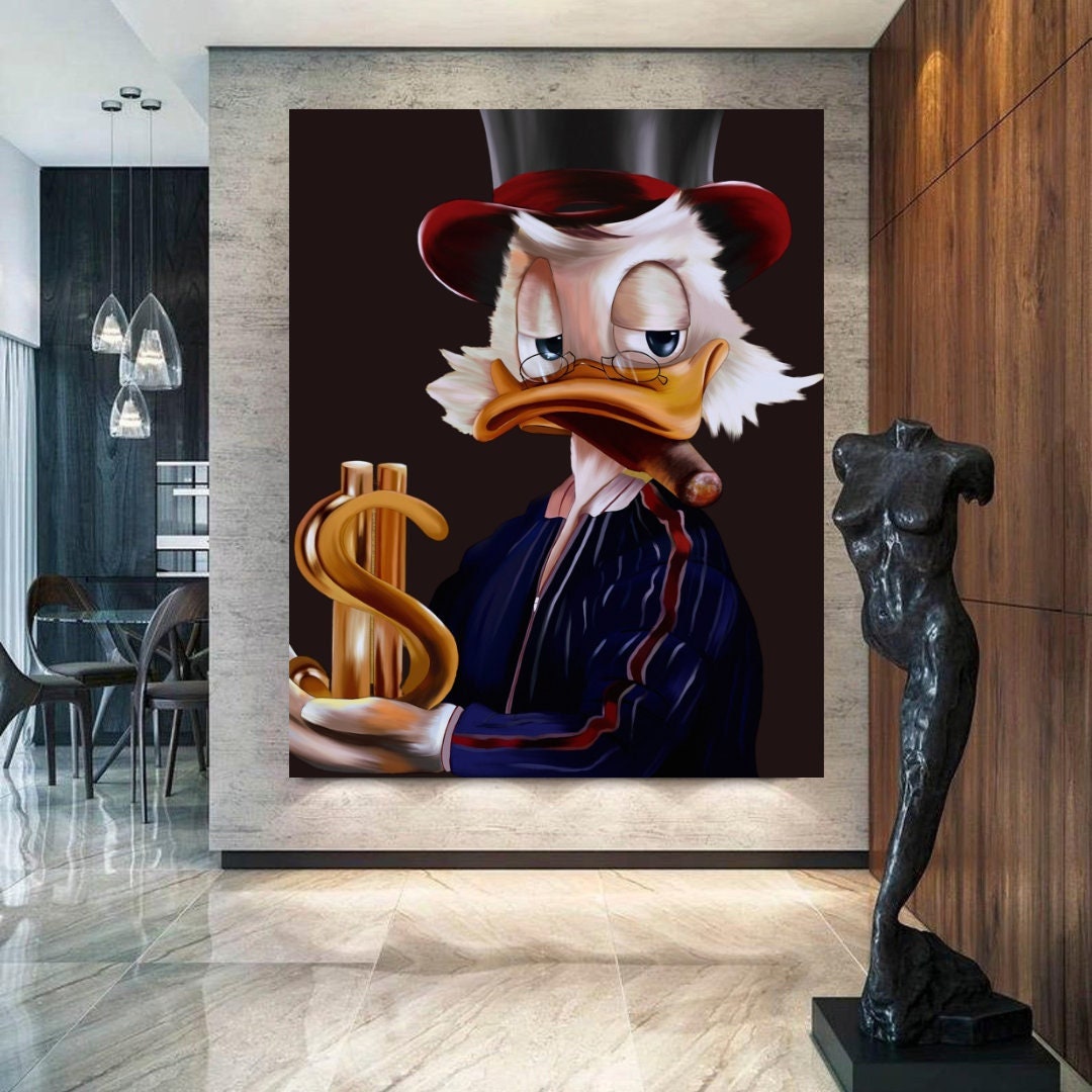 Scrooge Mcduck Gold Dollar Paperon Dè Paperoni Printable Art ...