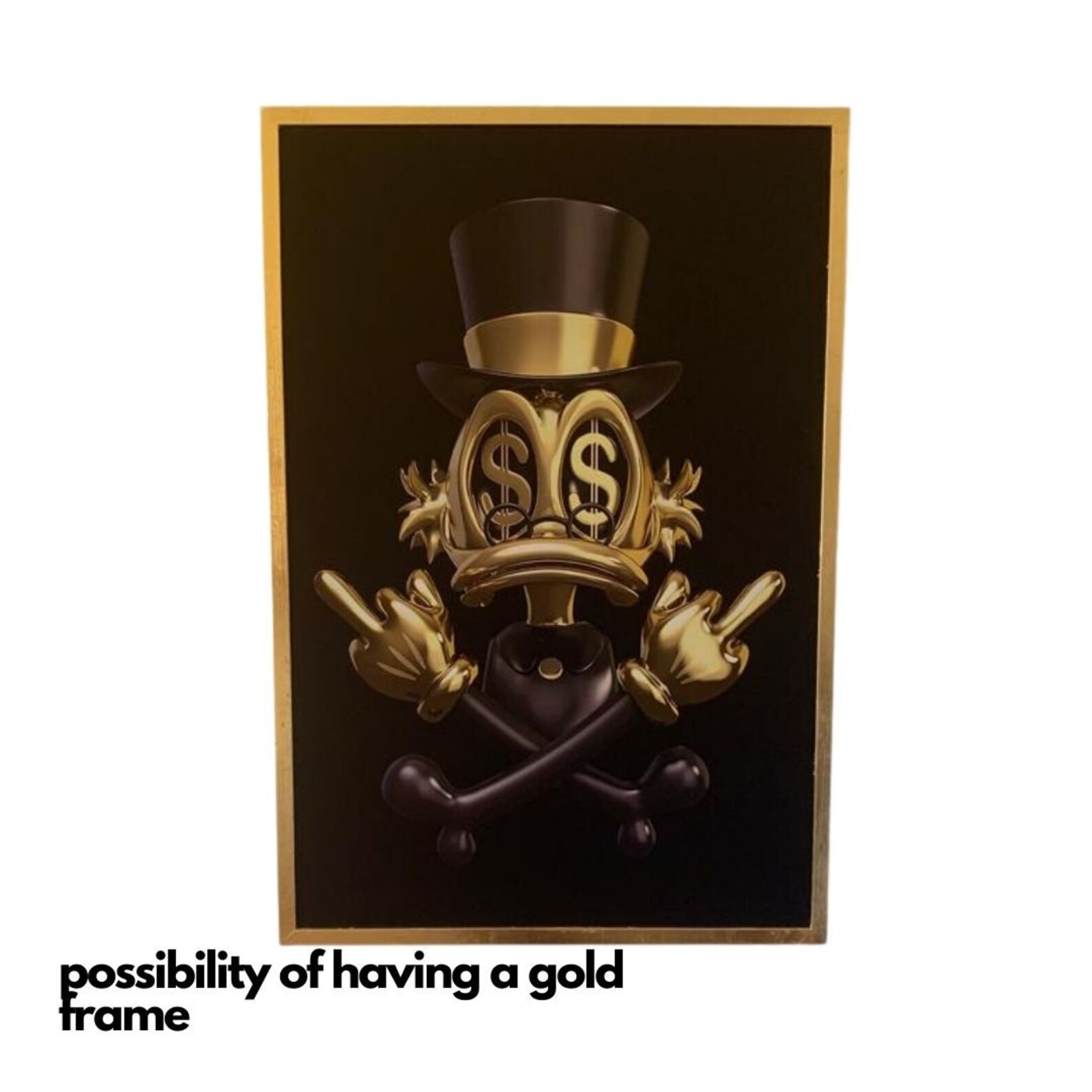 Scrooge Mcduck at Wall Street Gold Dollars Printable Art Contemporary ...