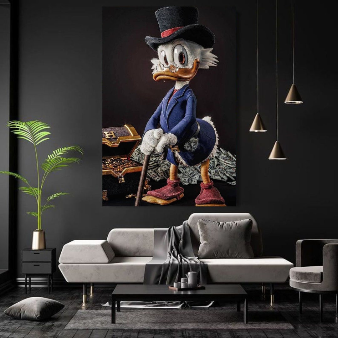 Paperon Dè Paperoni Art Inspired - Mcduck Scrooge Golden Casket ...