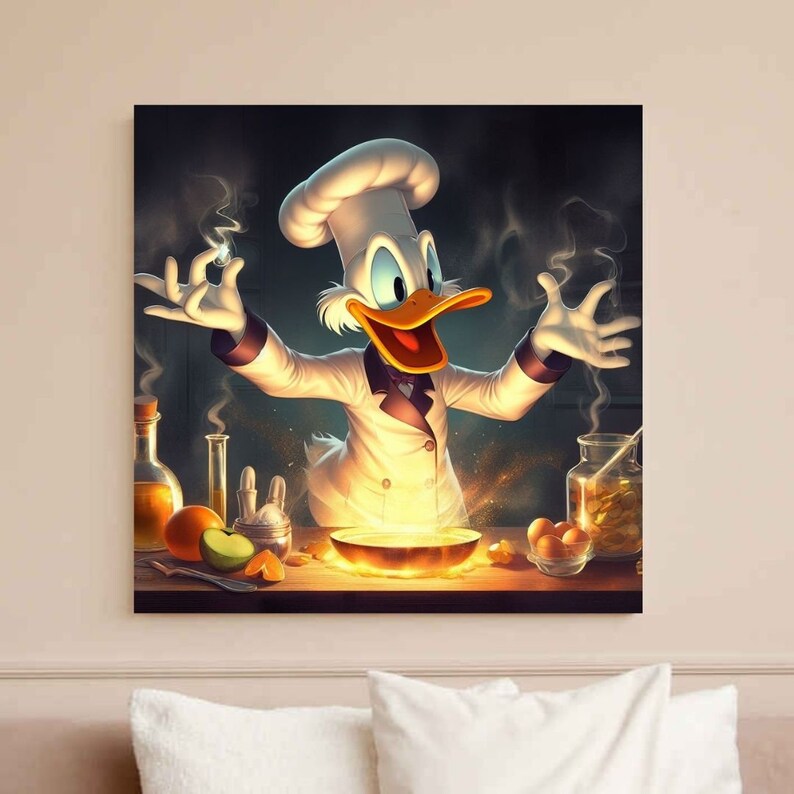 Scrooge Mcduck Masterchef Printable Art Contemporary Art Wall Art ...