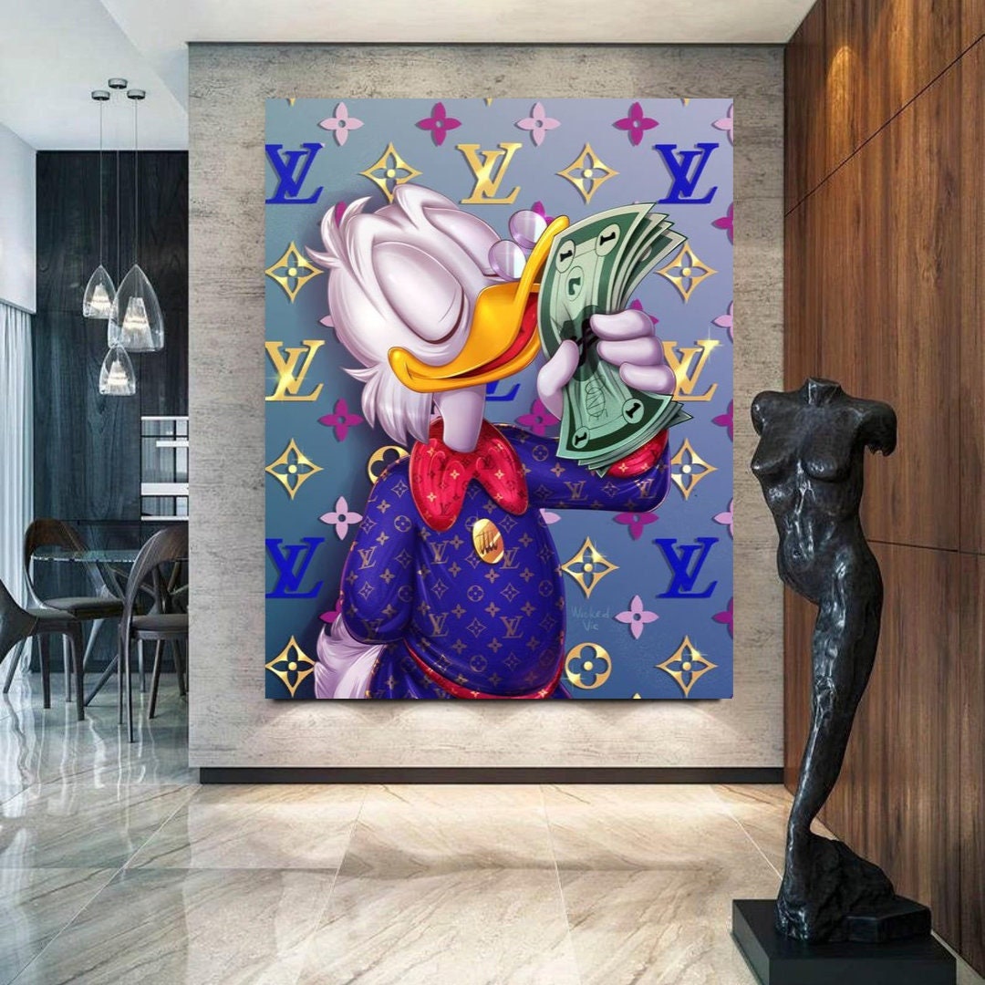 Scrooge Mcduck Scrooge Mcduck Office Masonry Decoration - Etsy
