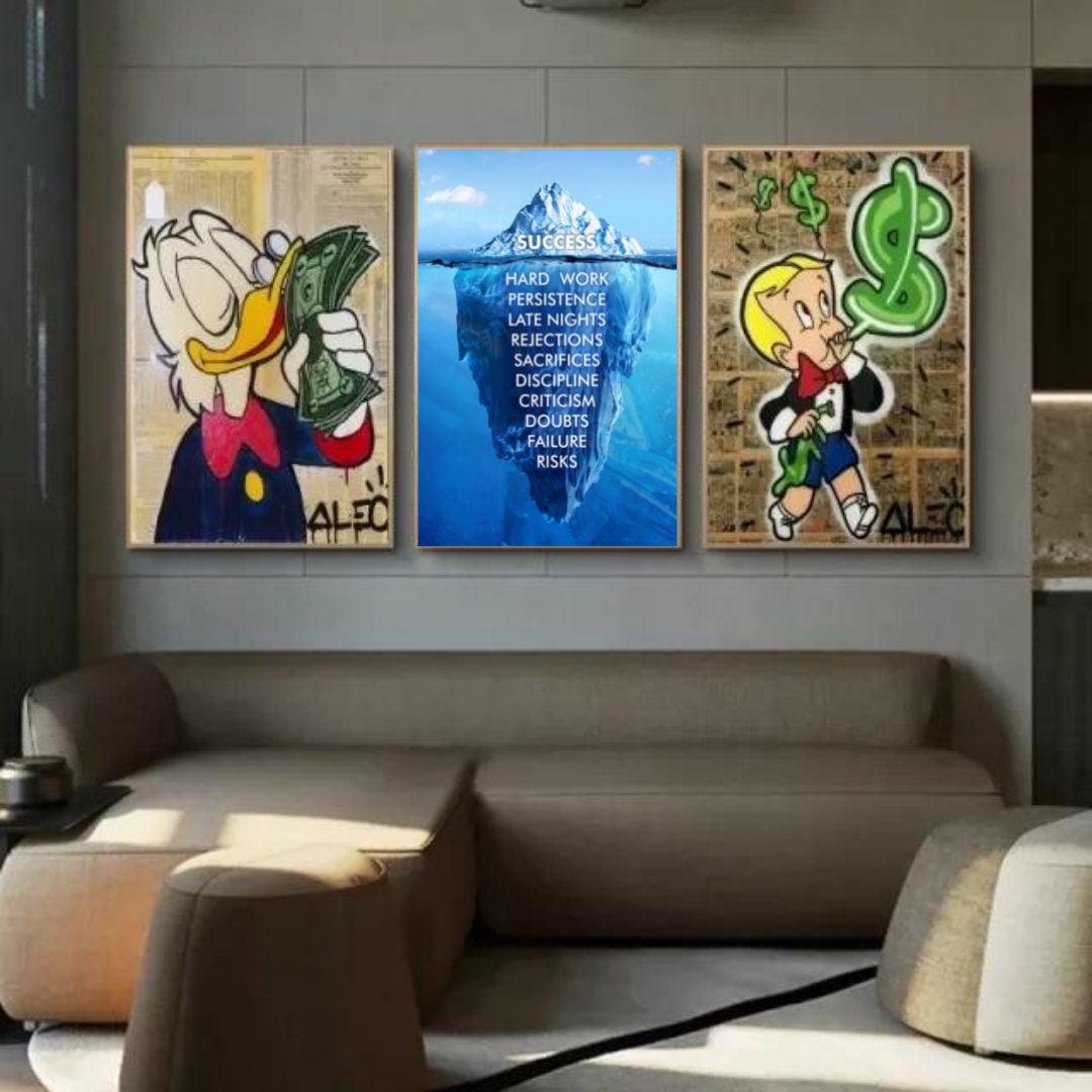 Motivational Art Iceberg Success High Quality Print, Office Decoration ...