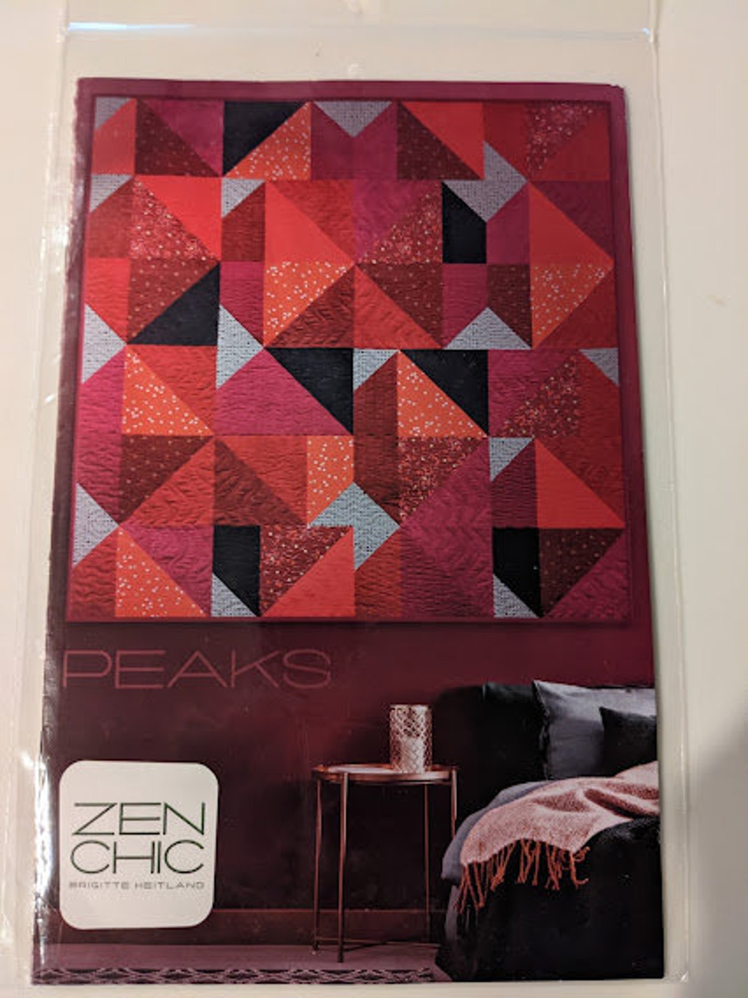 Custom Quilt Zen Chic Peaks Pattern - Etsy